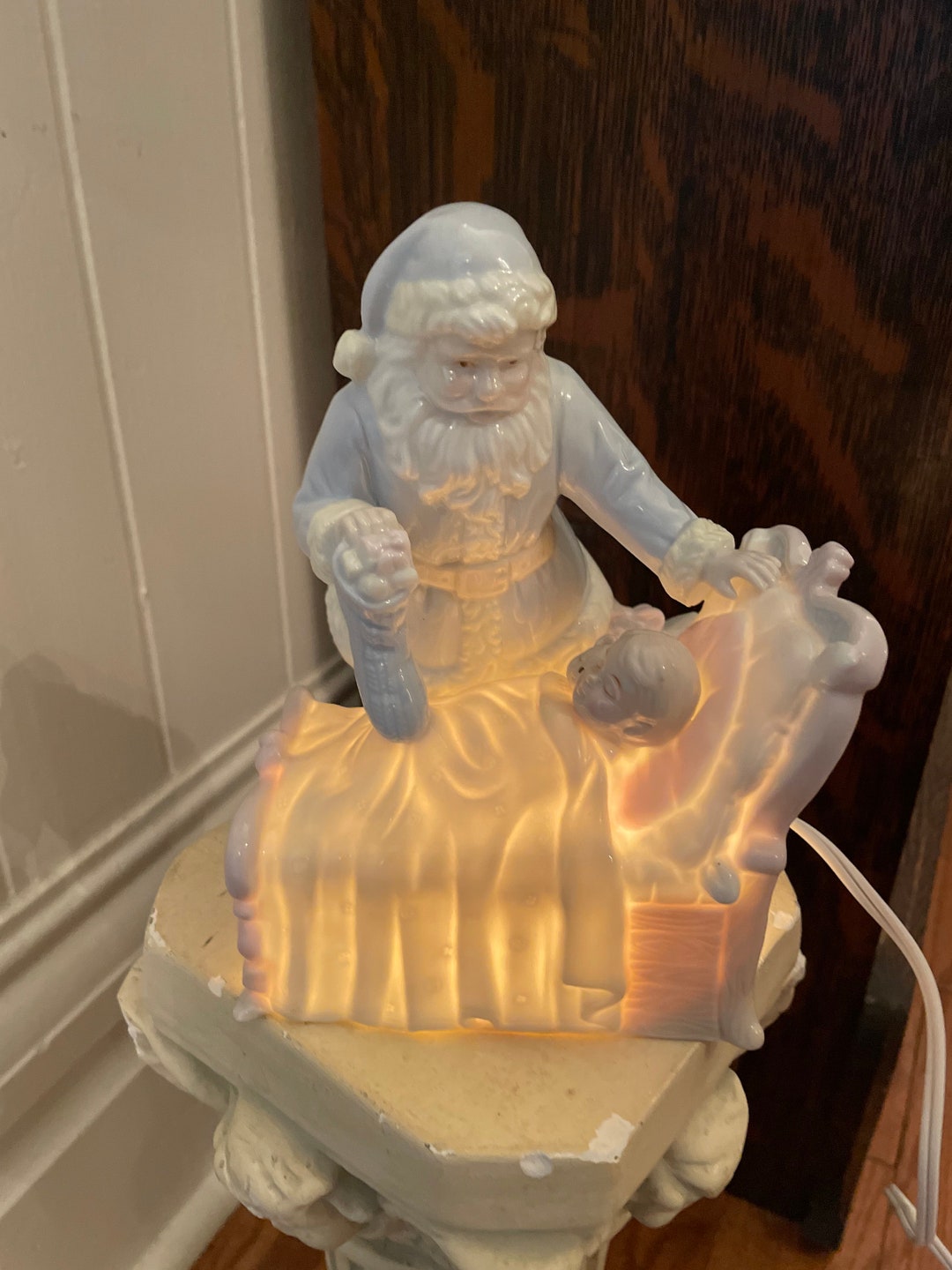 Vintage Santa and Child Bedtime Night Light in Original Package 1990s ...