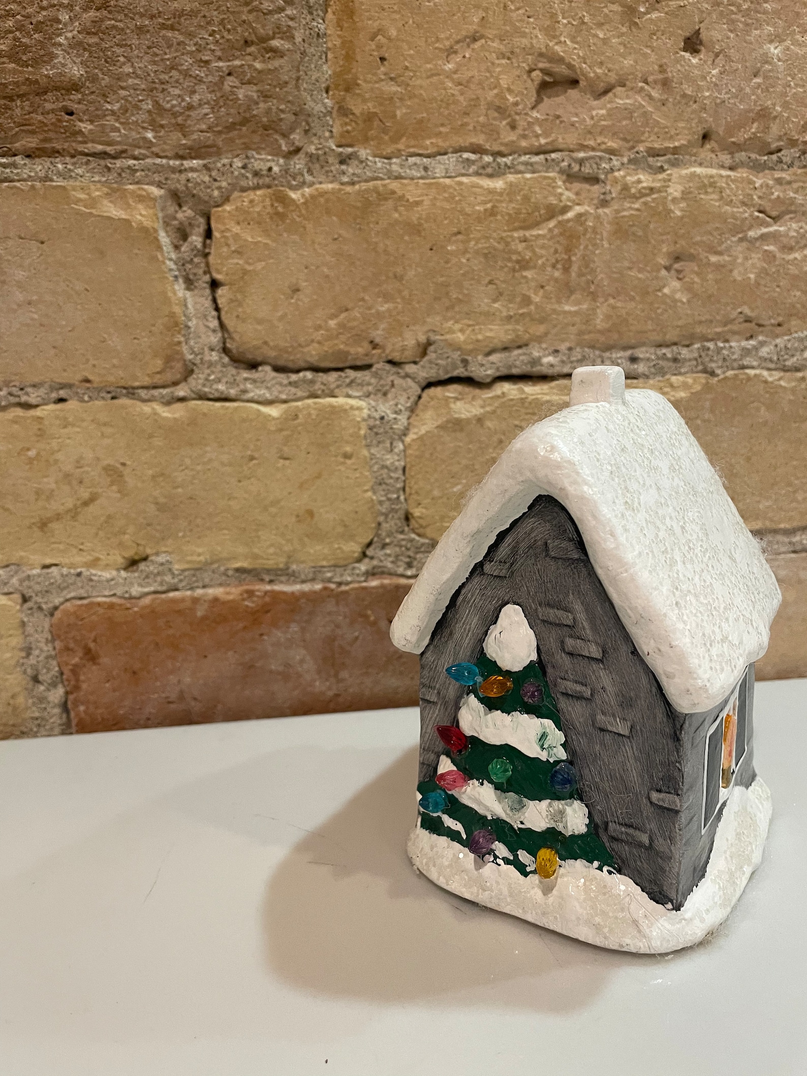 Vintage Christmas Ceramic House - Etsy