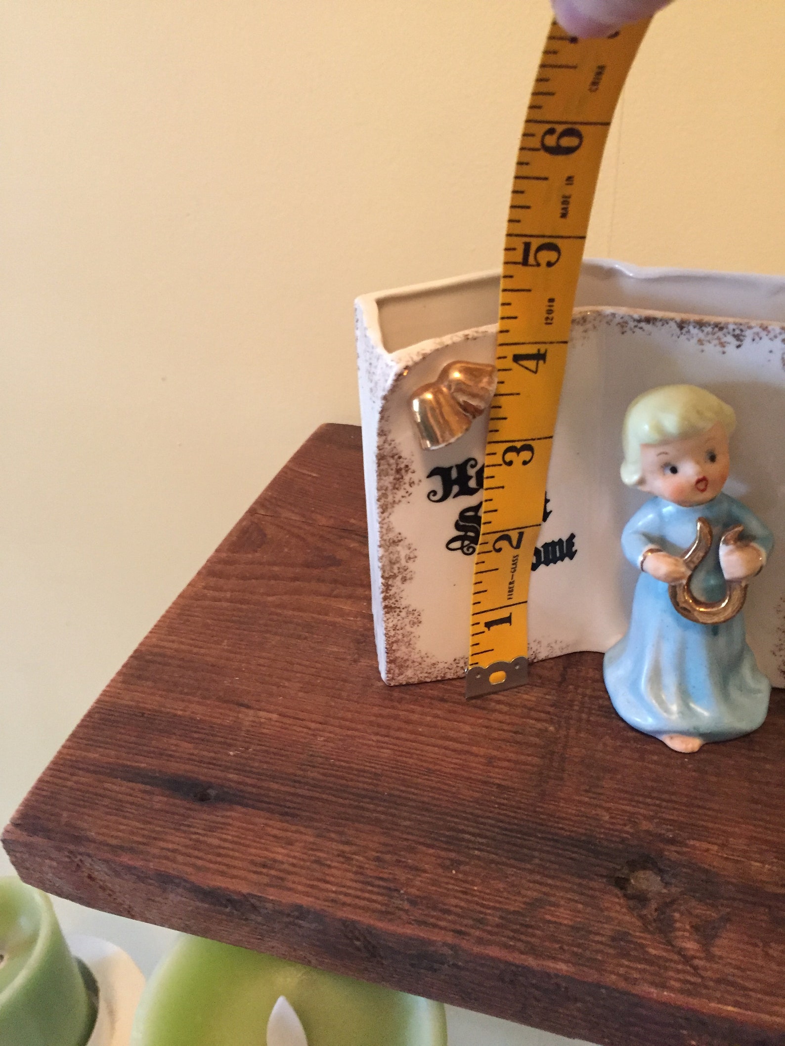 Lefton Planter Home Sweet Home Lefton Girl Figurine New House Warming ...