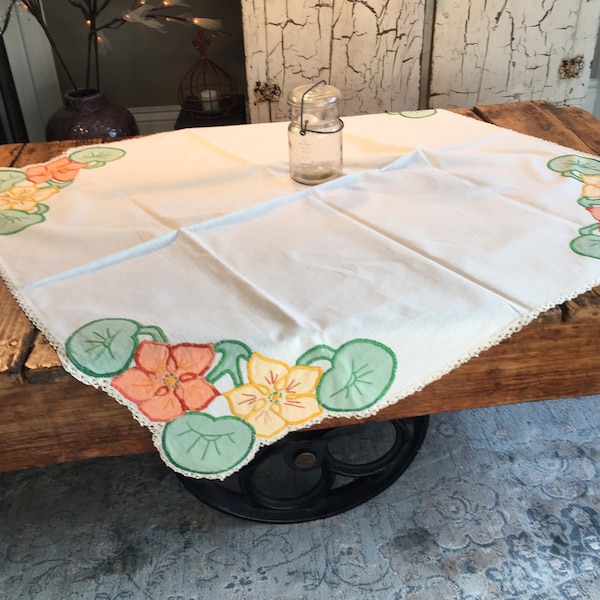 Applique Tablecloth - Etsy