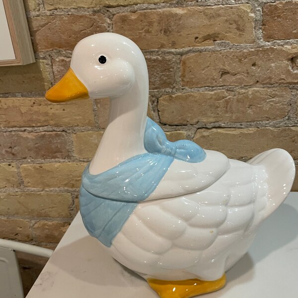 Goose Cookie Jar - Etsy
