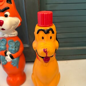 Vintage Mr Jinks ,pluto and Donald Duck Soap Dispenser Bottles 1960s ...