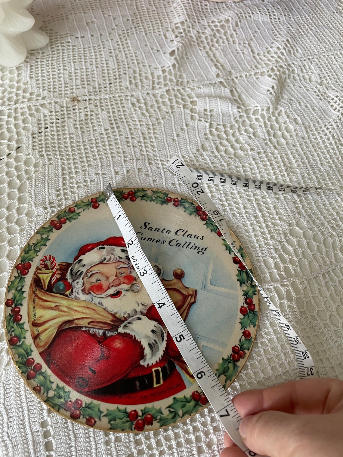 Vintage Christmas Record Voco 1949 Orchestra Picture Disc Childs Toy ...