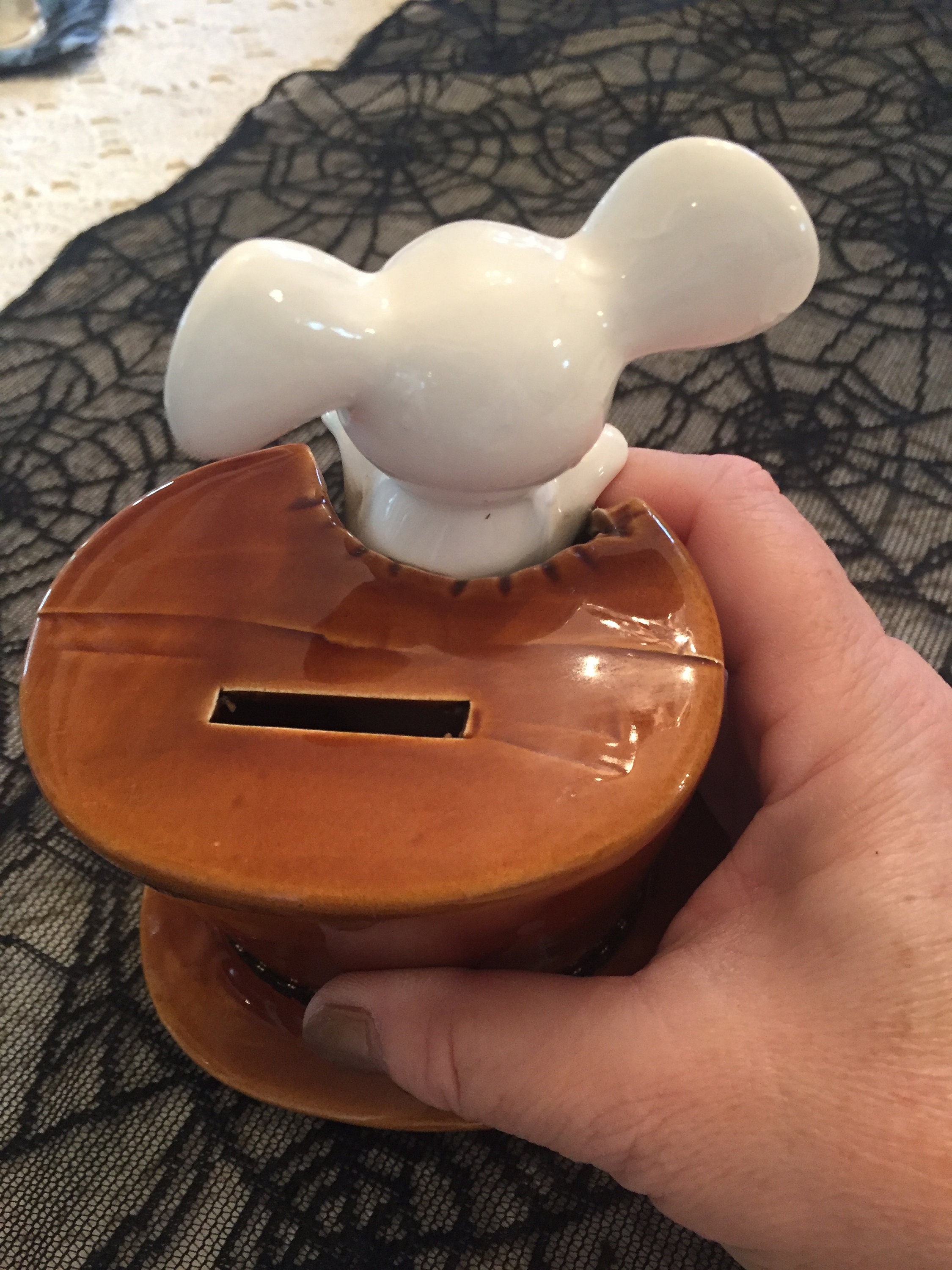 Vintage Lefton Ceramic Mouse in top hat Bank Kawai Kitsch | Etsy