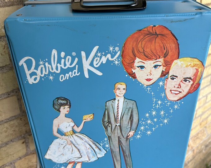 Vintage Barbie and Ken Double Case Mattel 1963 Vinyl - Etsy
