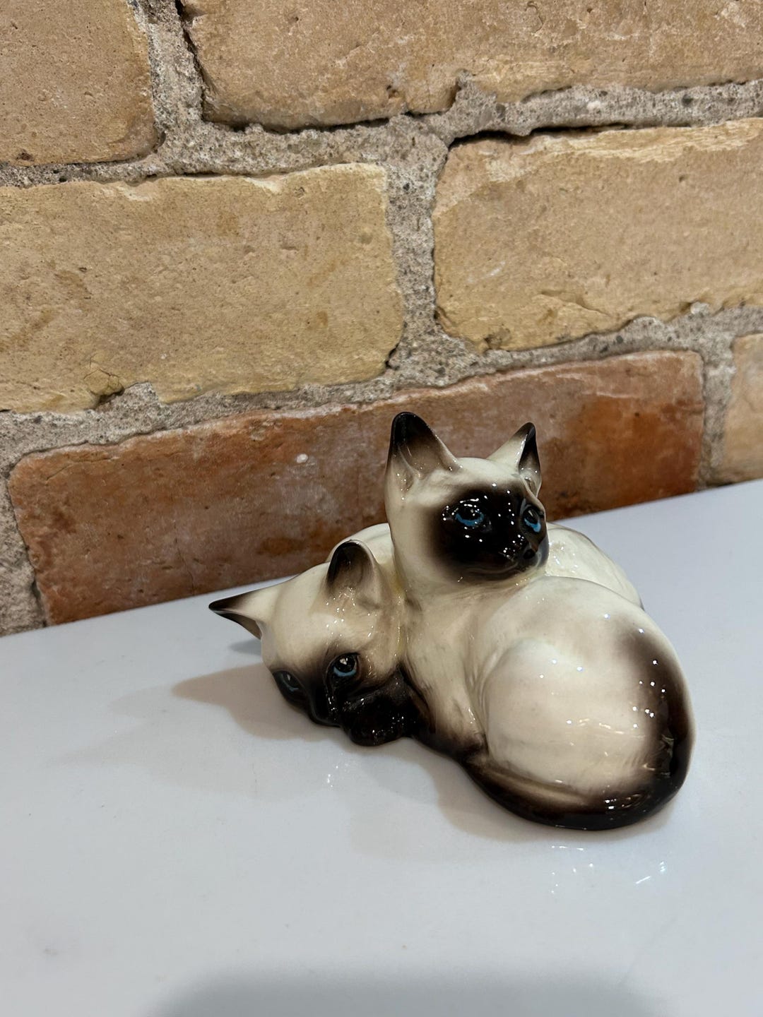 Vintage Beswick Cuddling Siamese Kittens With Blue Eyes Model 1296 - Etsy