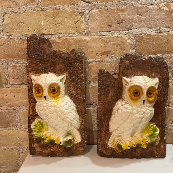 Chalkware Plaques - Etsy