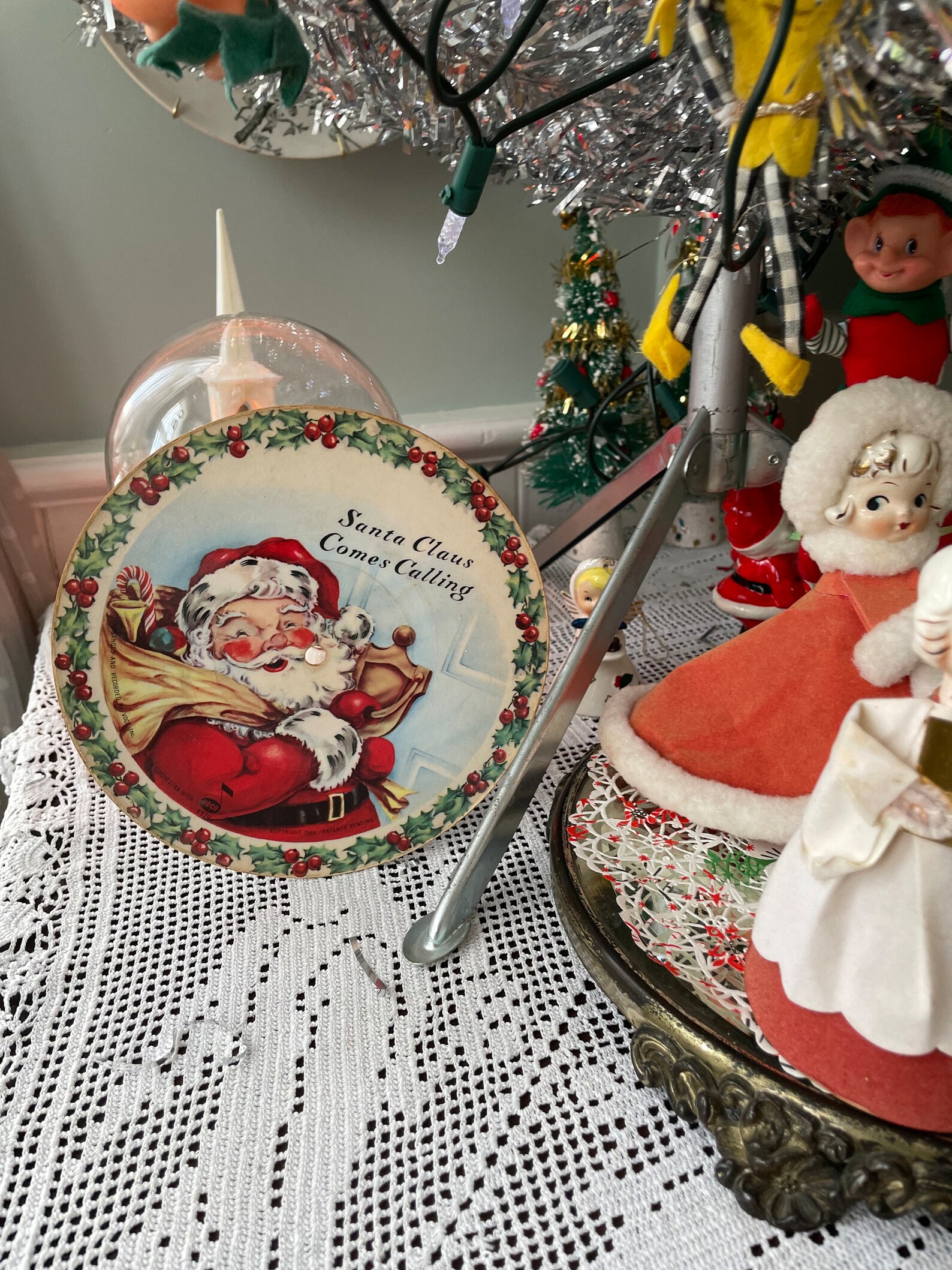 Vintage Christmas Record Voco 1949 Orchestra Picture Disc Childs Toy ...