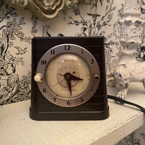 Bakelite Alarm Clock - Etsy
