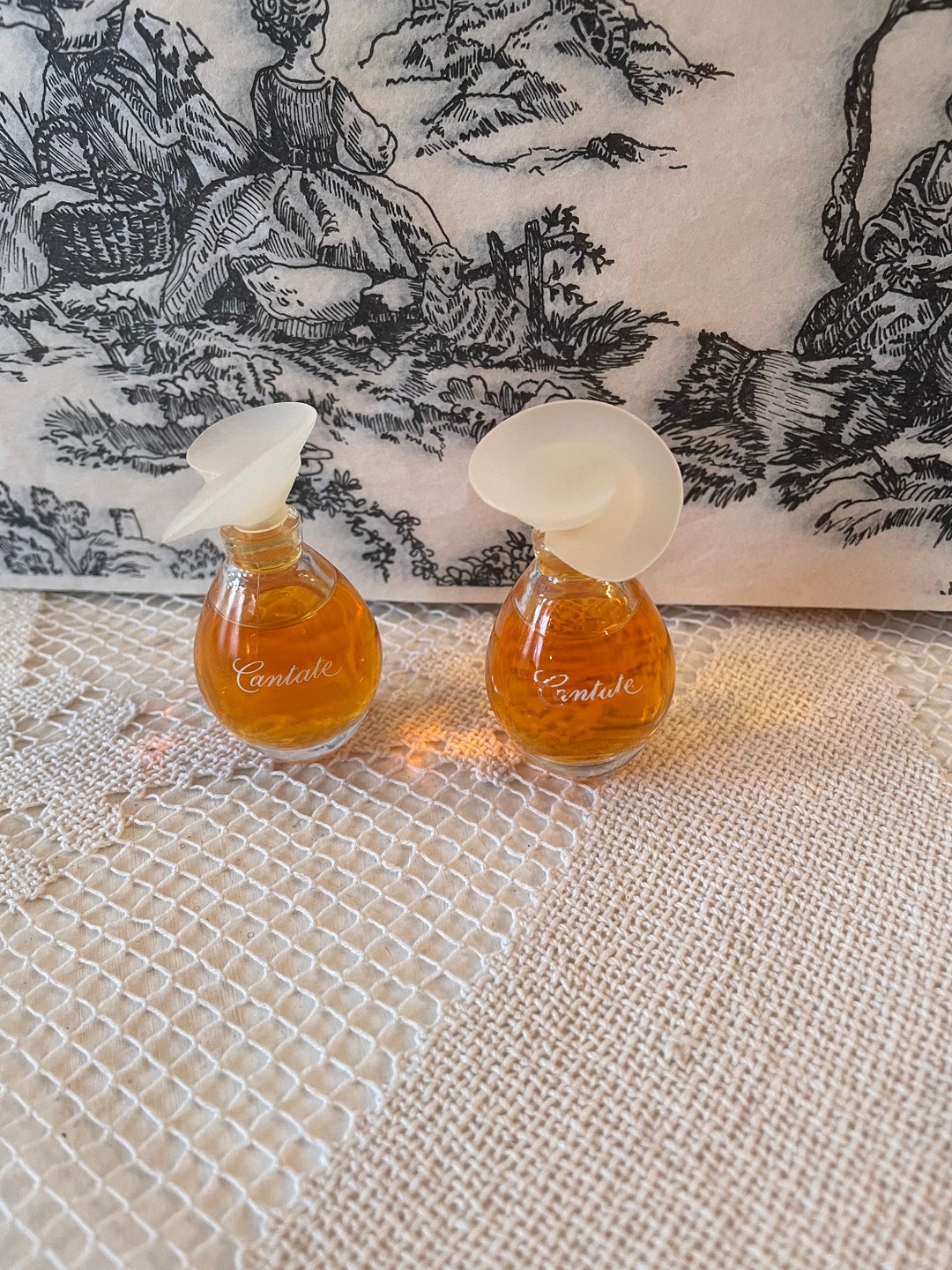 Vintage Yves Roche Miniature Perfume Cantate Sample Size Group of Two ...