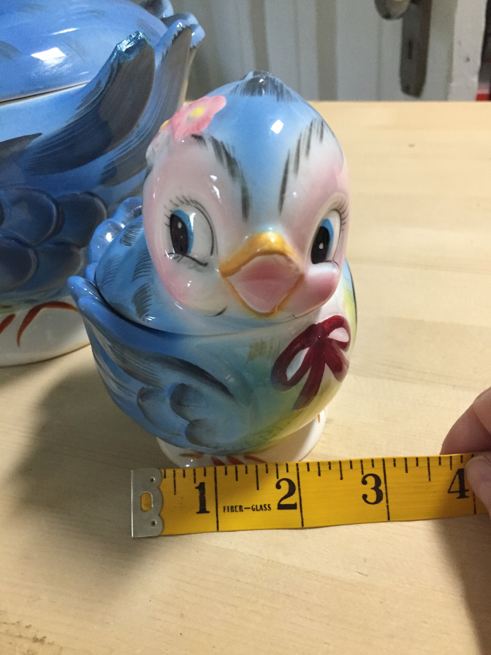 Vintage Lefton Bluebird Cream and Sugar | Etsy