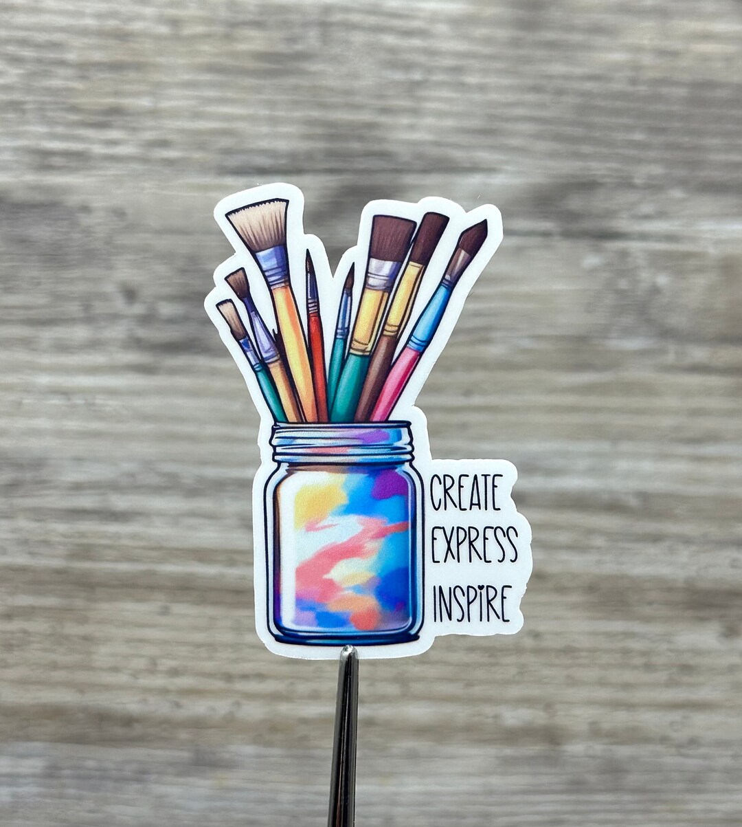 Painter Artist Art Motivational Sticker Handmade Die Cut Waterproof UV ...