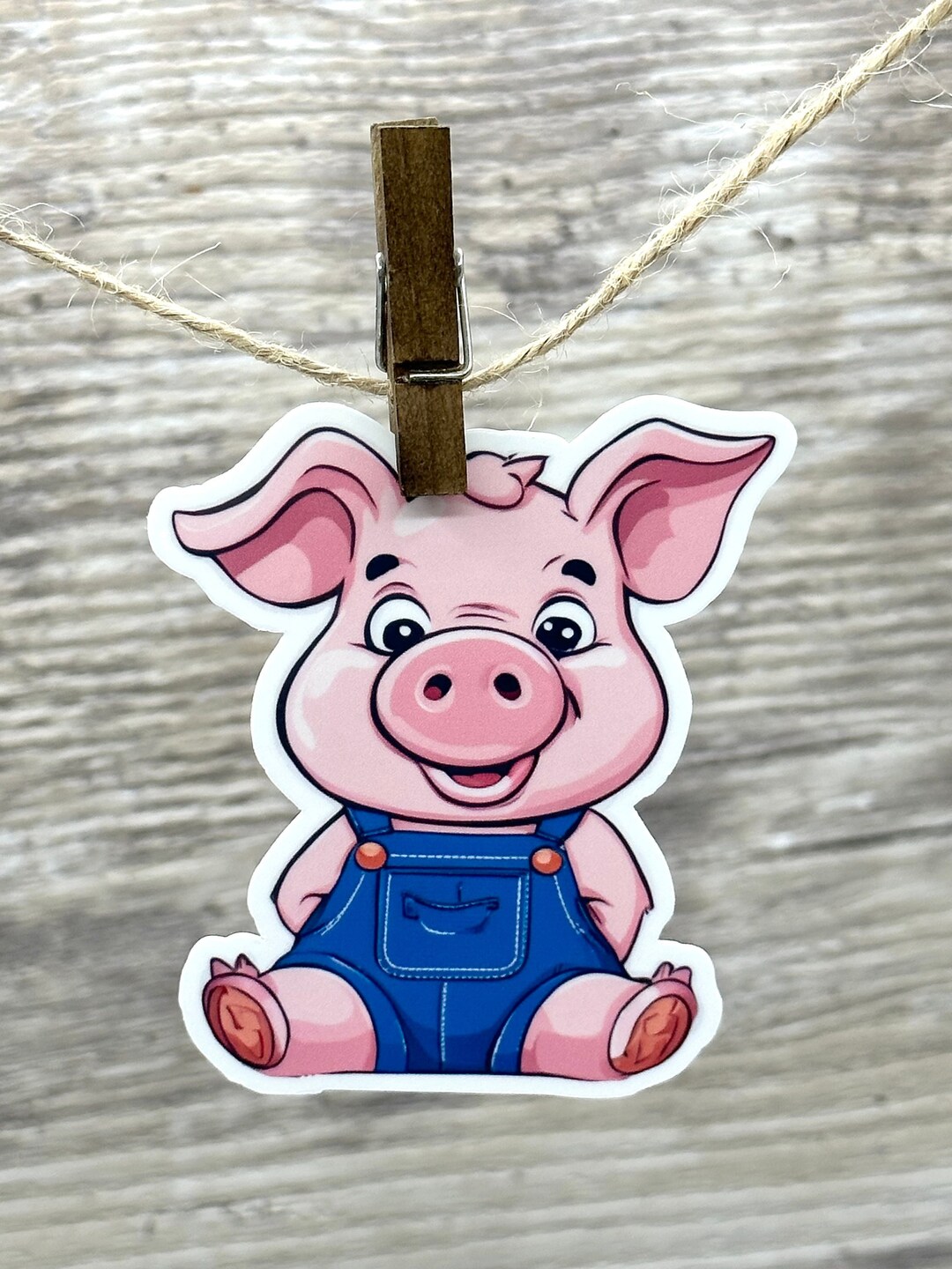 Pig Piglet Sticker Handmade Die Cut Waterproof UV Resistant - Etsy