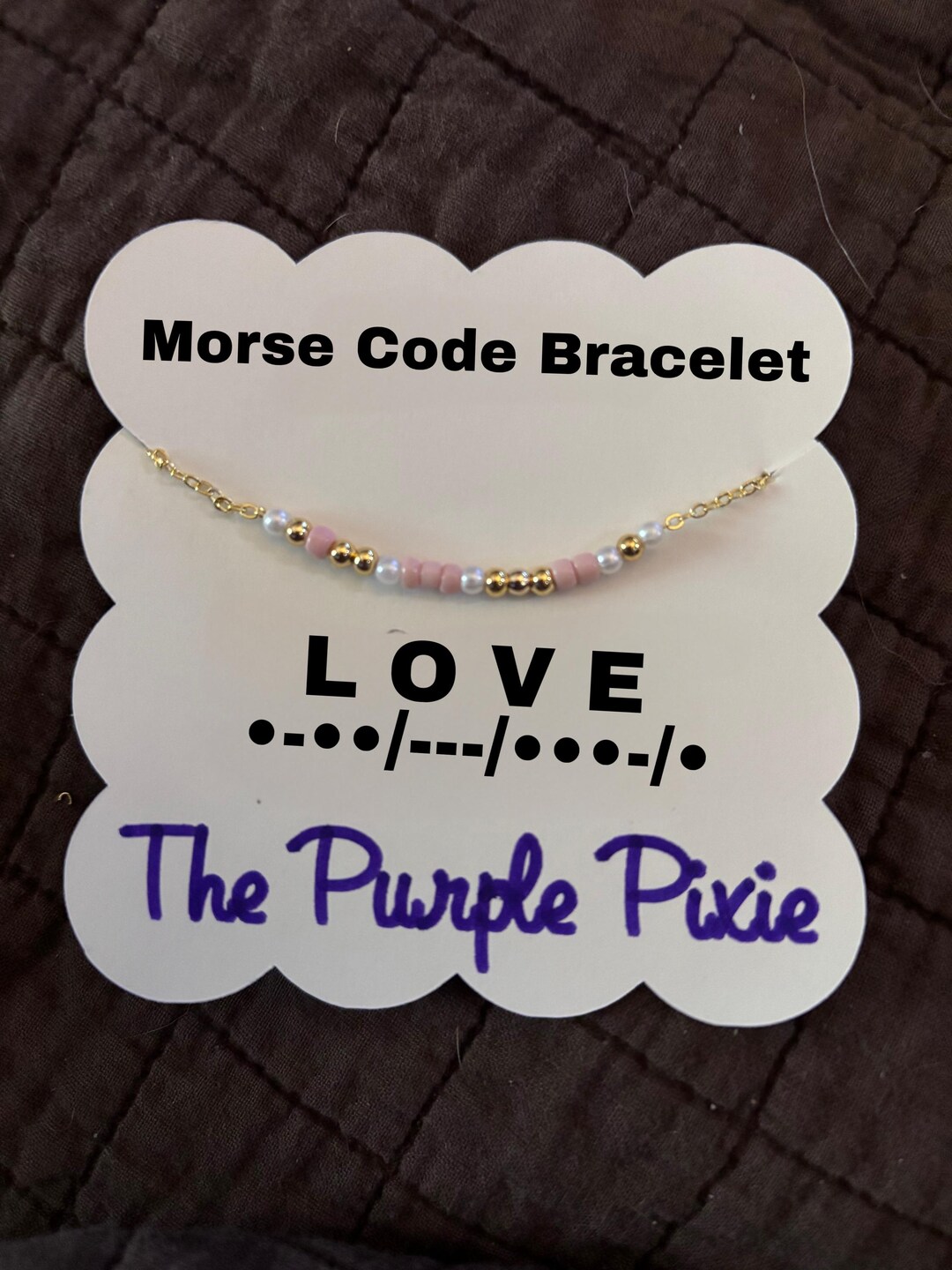 Morse Code Bracelet - Etsy