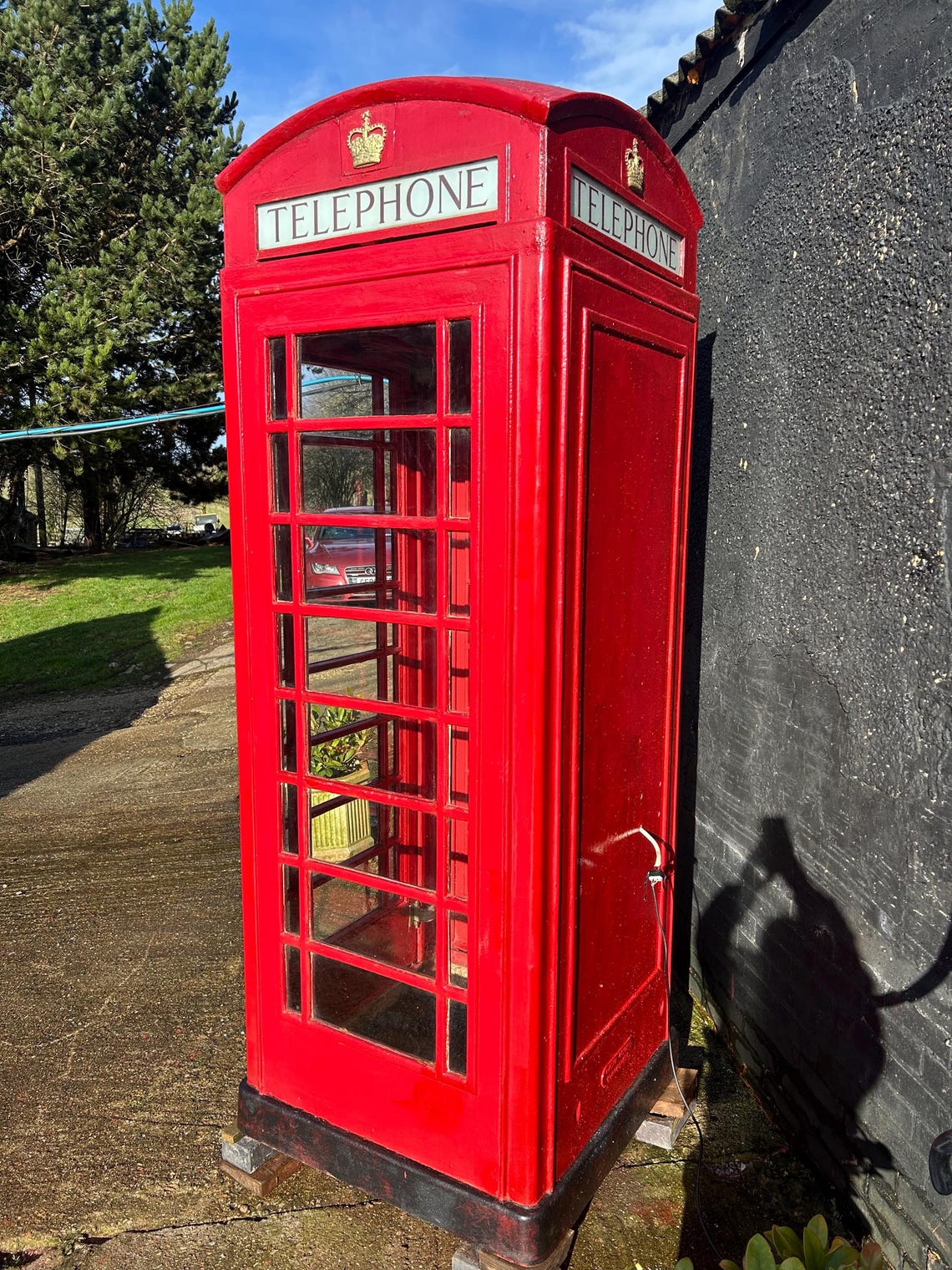 Iconic Post Office Red Telephone Box British K6 Red British Kiosk Royal ...