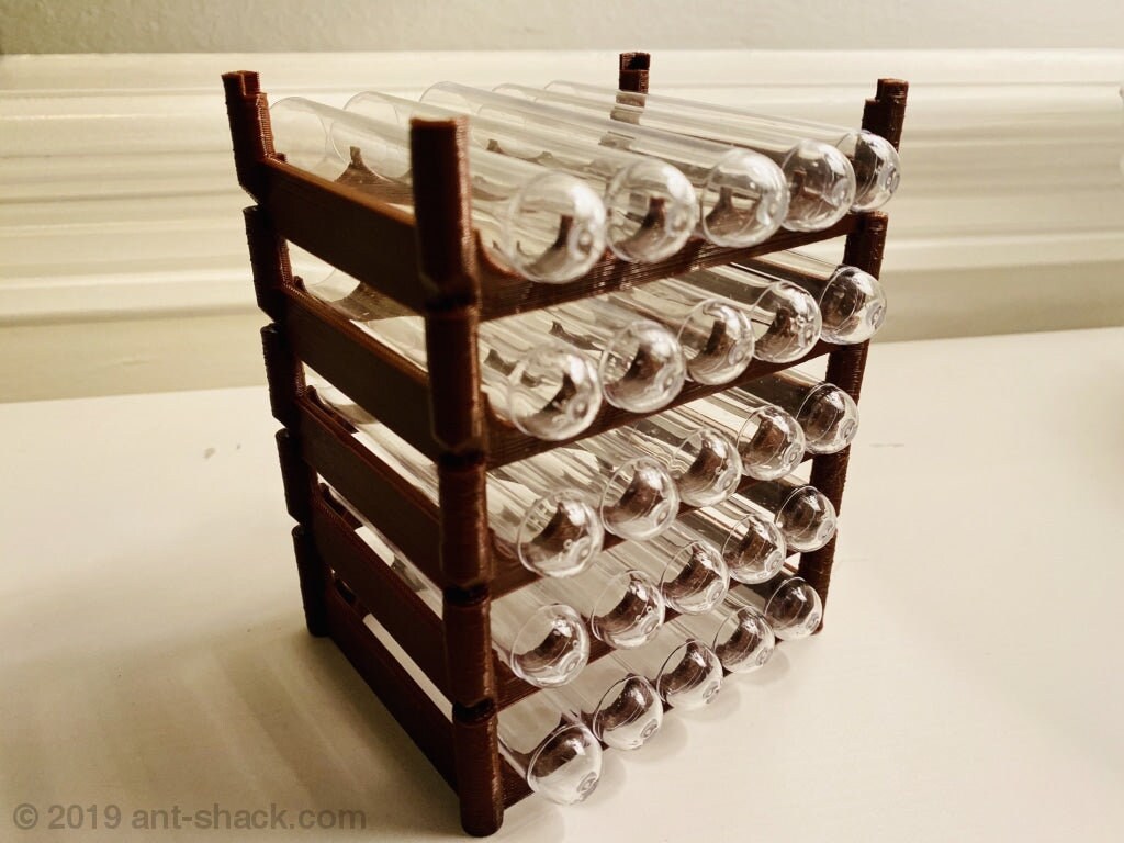 Stackable Test Tube Rack (incl. Test Tubes & Cotton) - Etsy