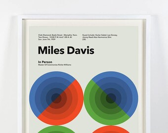 Miles Davis Poster - Etsy
