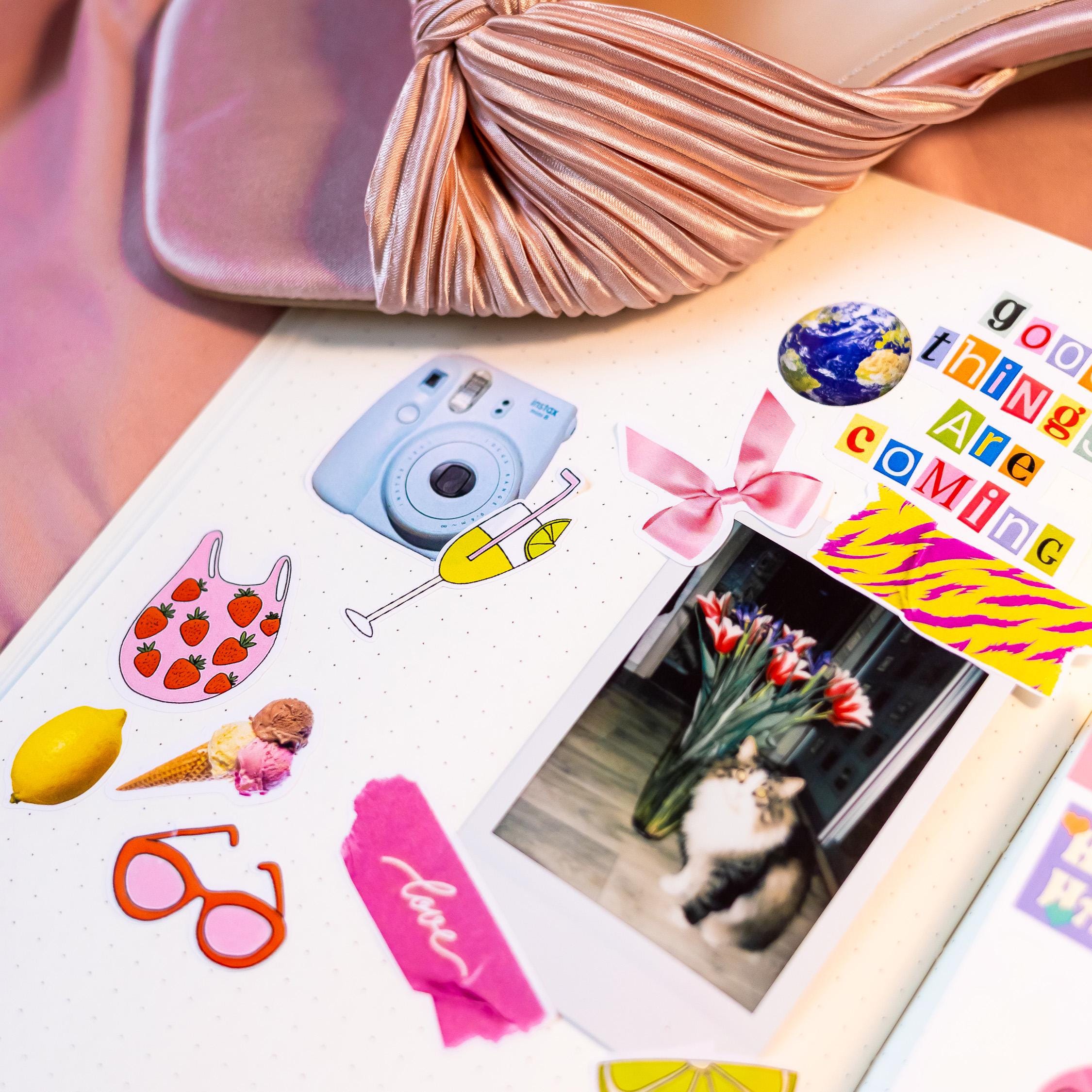 5 Sheets of Scrapbook Stickers for Journaling and Albums - Etsy