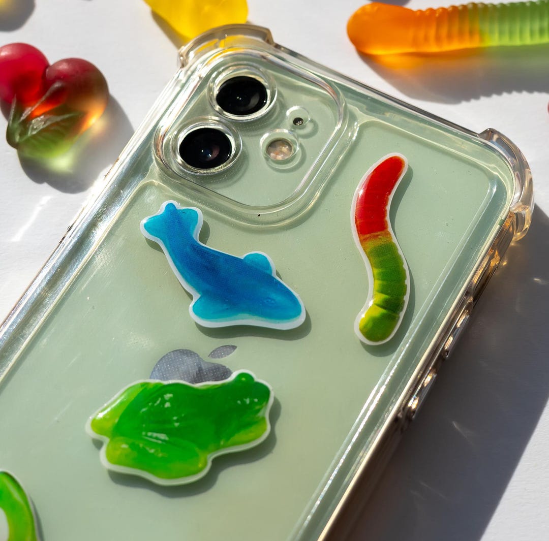 3D Stickers Gummy Сandy, Gummies, Jelly Sweets Aesthetic Puffy Sticker ...