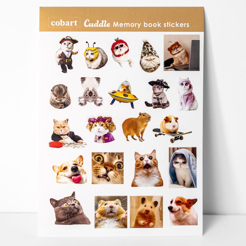 5 Scrapbook Sticker Packs for Journals, Planners, Notebooks, Diaries ...