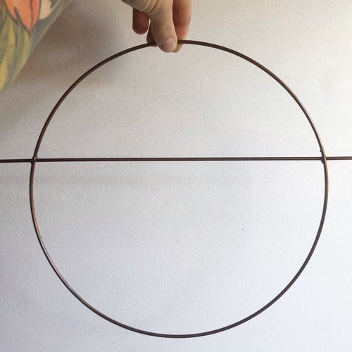 Copper Coloured Circle Frame/ Macrame Supplies/dreamcatcher - Etsy