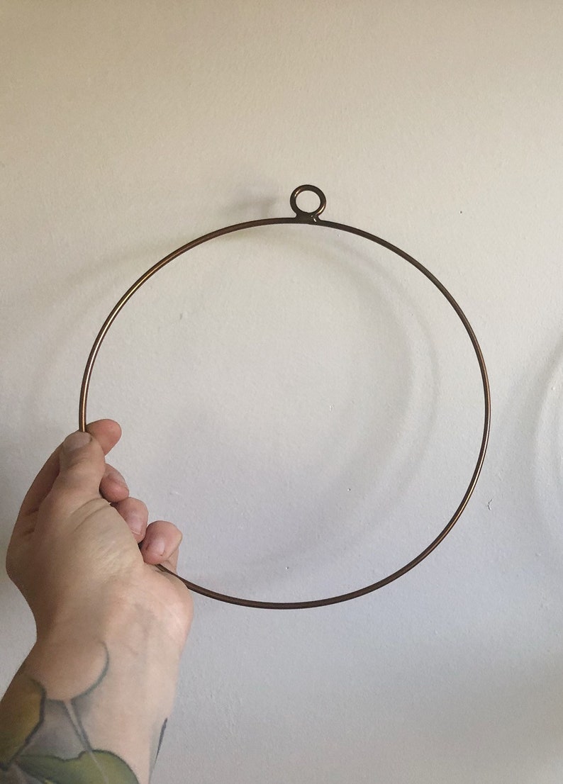 Copper Coloured Circle Frame/ Macrame Supplies/Dreamcatcher | Etsy