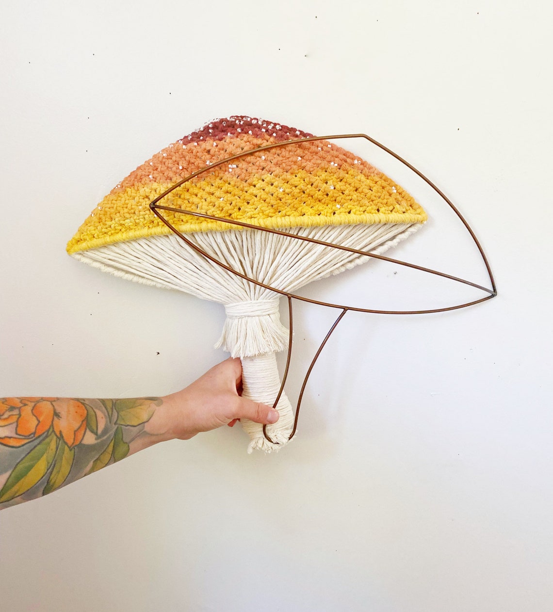 Mushroom Frame / 3D Macrame Mushroom/ DIY Magic Mushroom Gift/ | Etsy