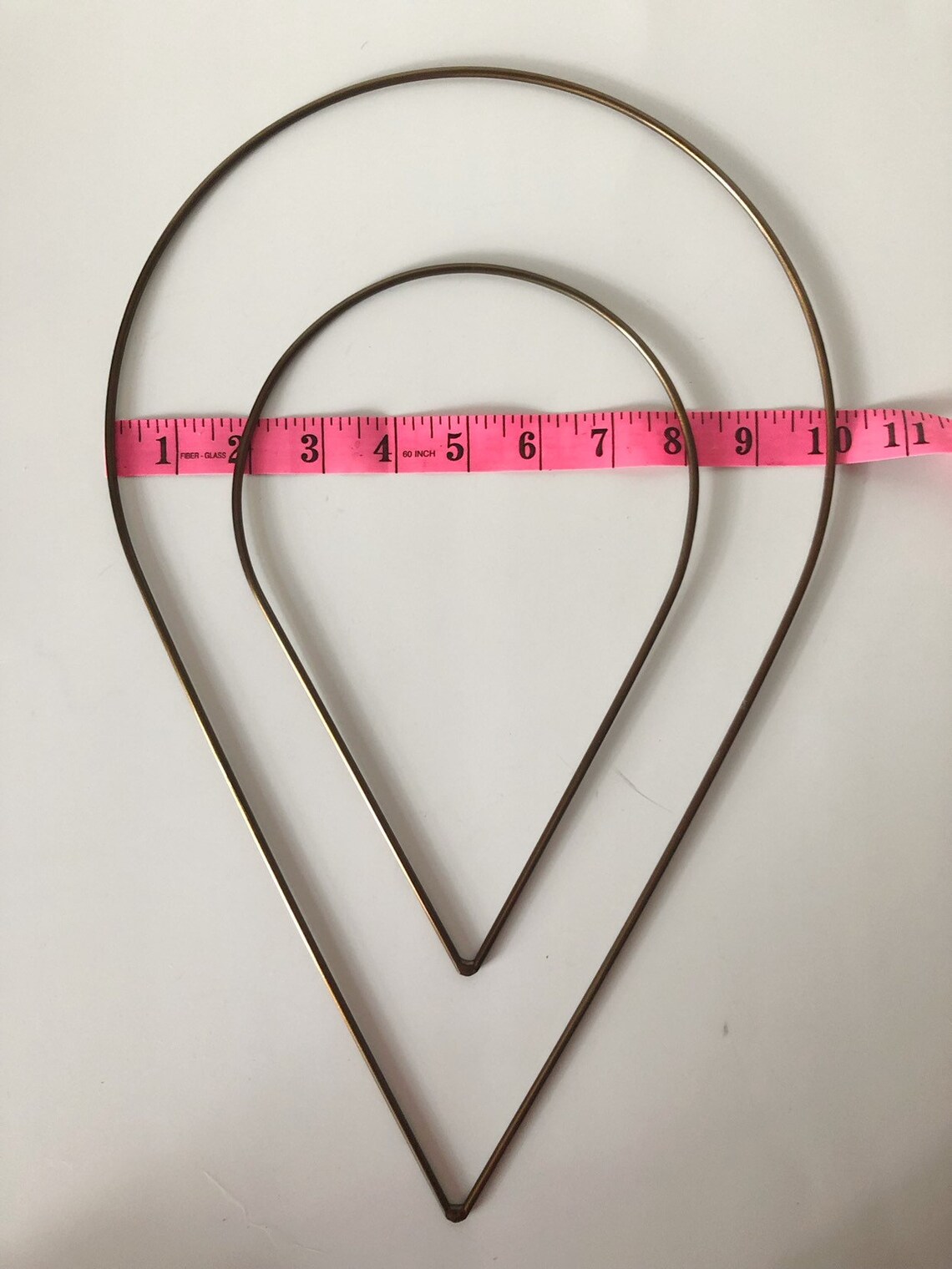 Copper Coloured Teardrop Frame/ Metal | Etsy