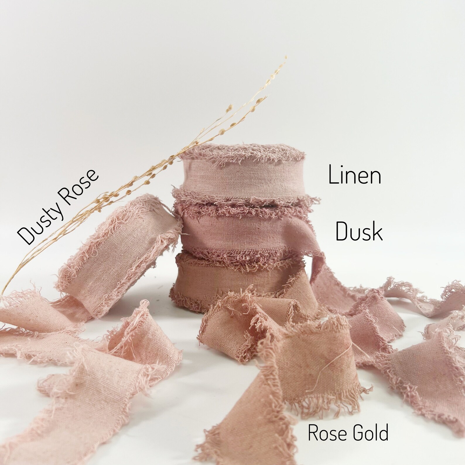 Cotton Fuzzy Ribbon Rolls / 1.5 Cotton Frizzy Ribbon / Frayed - Etsy