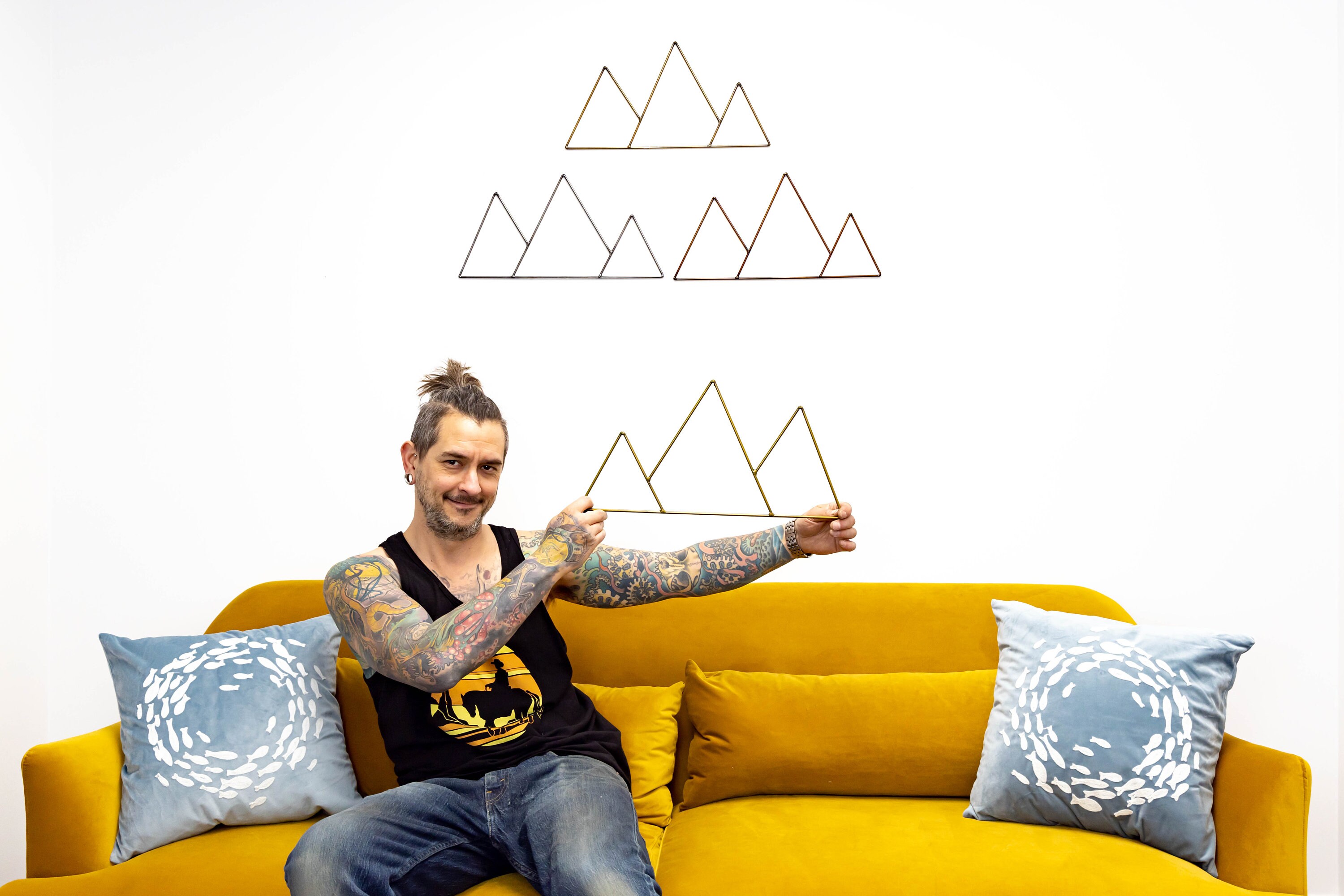 Mountainscape Wall Hanging/mountain Phase Frame/ Mountain - Etsy