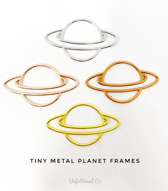 Ten-pack of Tiny Planet Frames / Boho Planet Charms / Galaxy - Etsy Canada