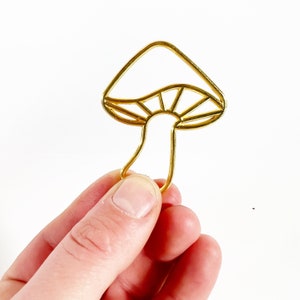 Tiny Metal Mushroom Frames / Mushroom Charms / Mini Mushroom Frame ...