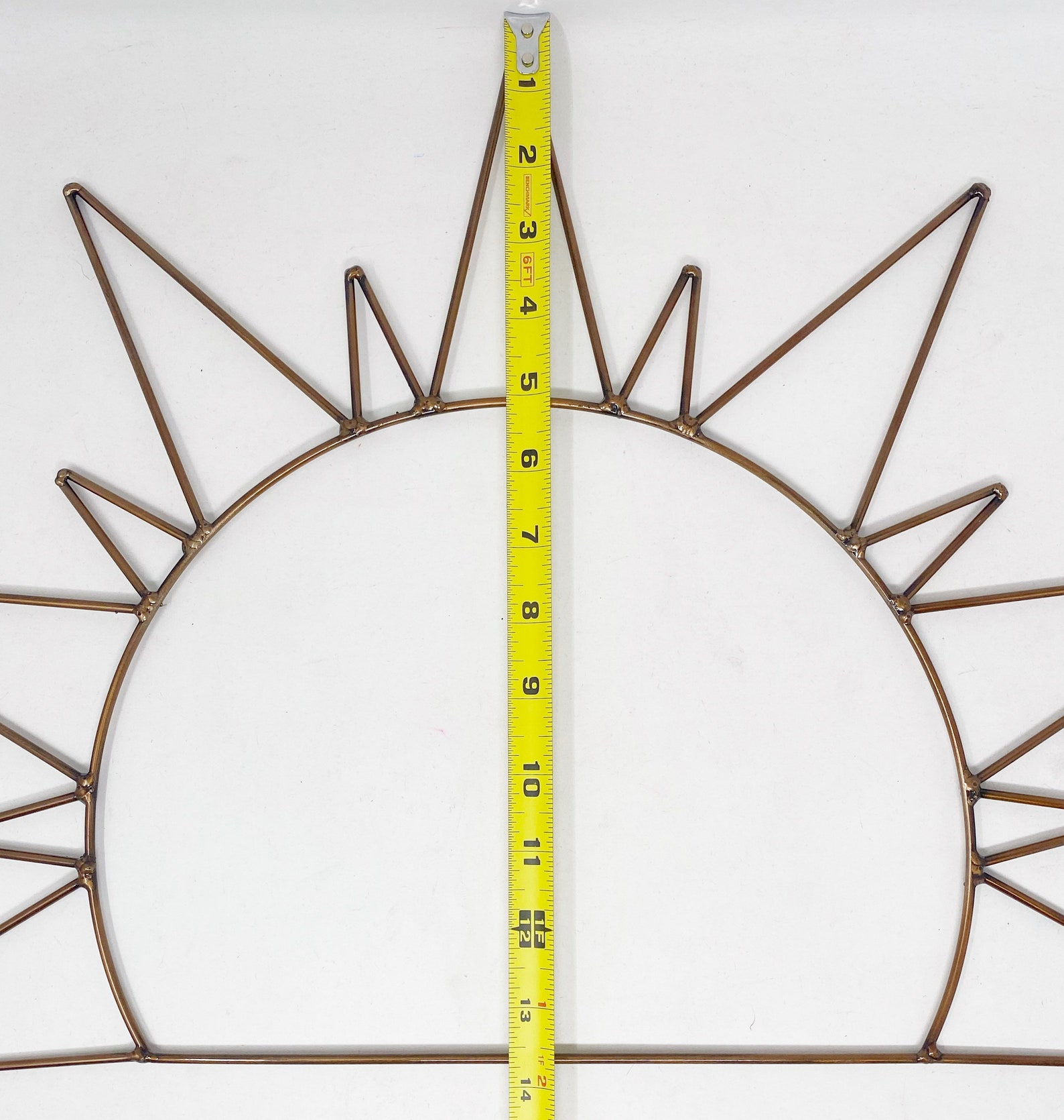 Metal Sun /copper Coloured Sun Frame/macrame/suncatcher - Etsy