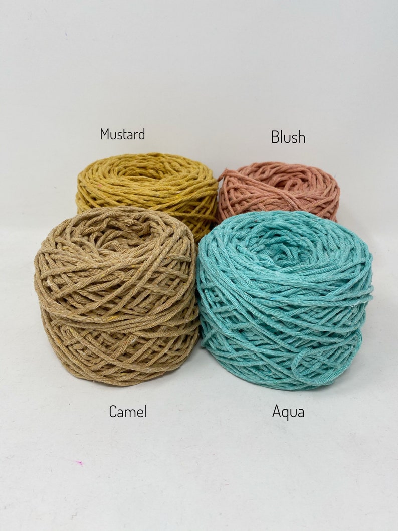 2mm Macrame String/6-pack bulk string/Colouful Warp | Etsy