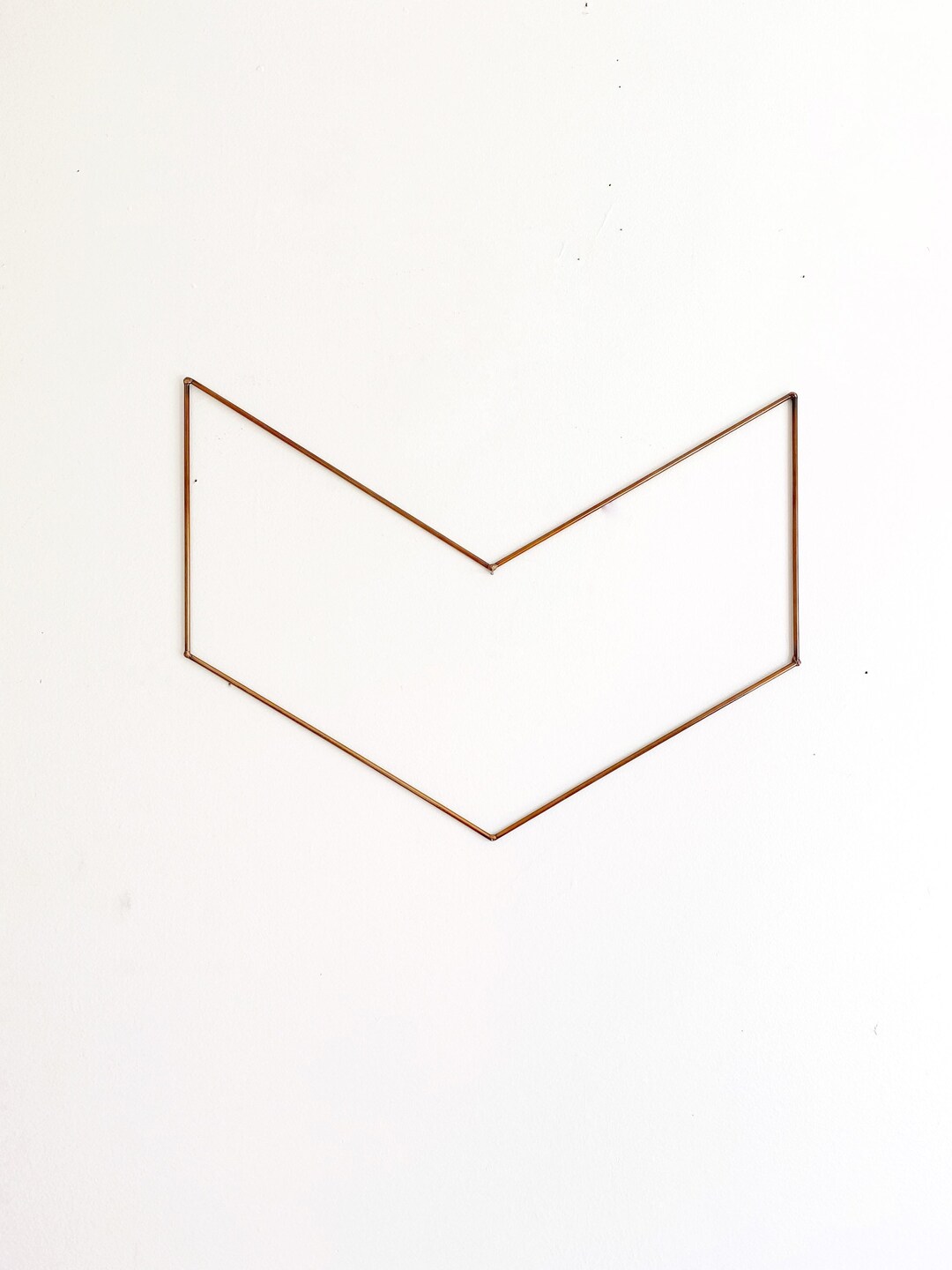 Chevron Metal Frames / Chevron Looms / Chevron Wall Shapes / Vintage ...