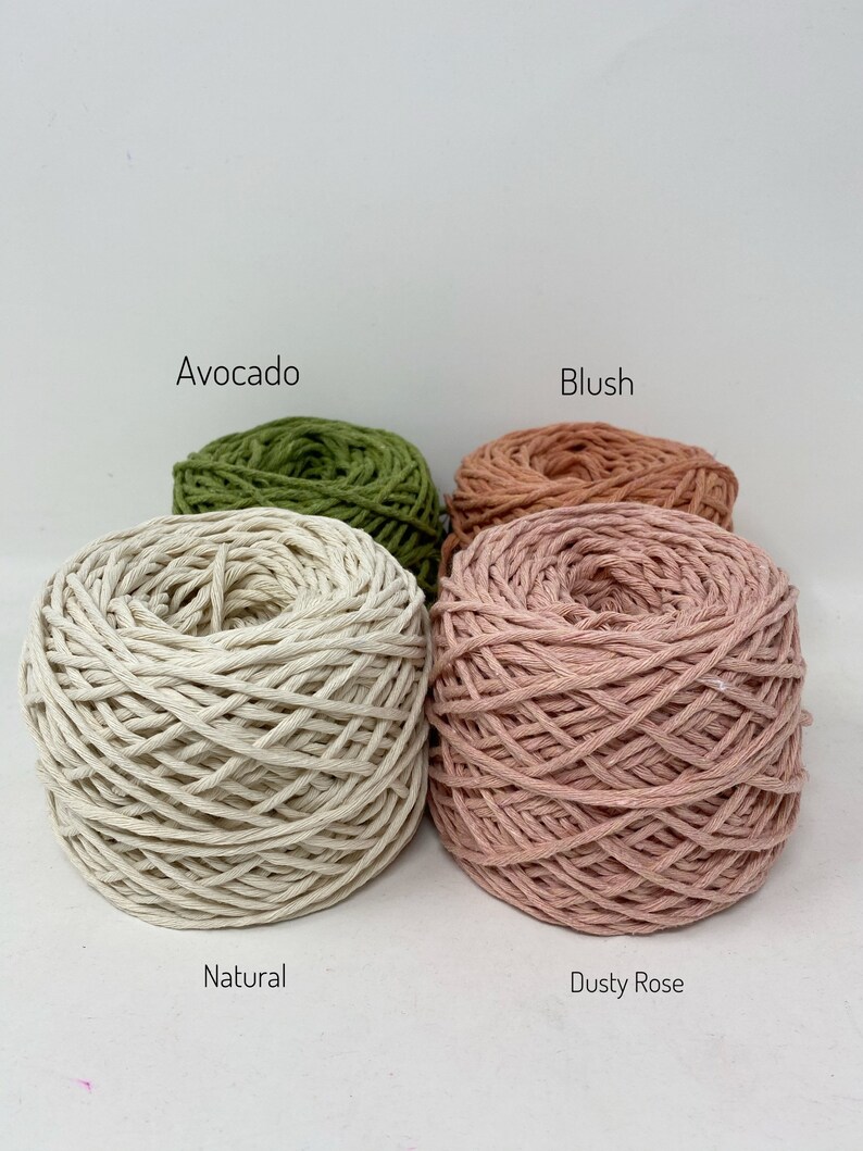 2mm Macrame String/6-pack bulk string/Colouful Warp | Etsy