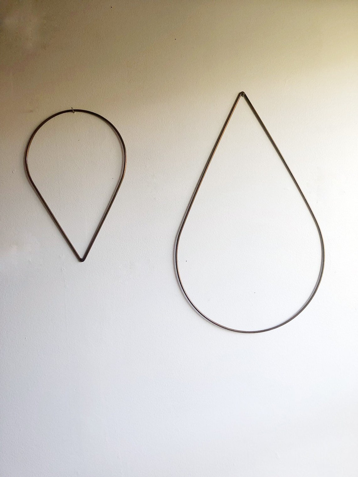 Copper Coloured Teardrop Frame/ Metal | Etsy