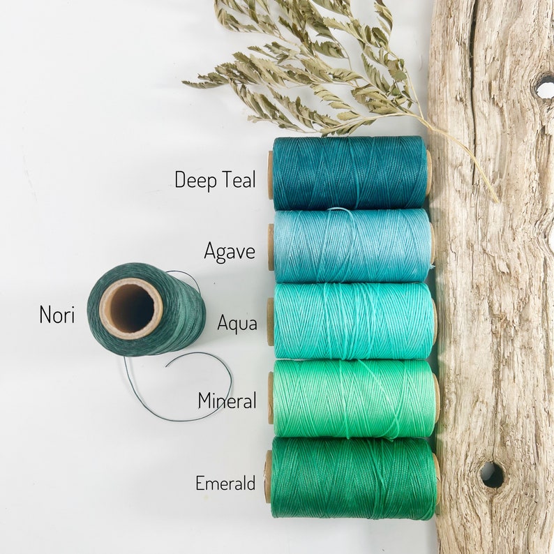 1mm Waxed Polyester Cord / 5-pack Choose Your Own Colours / - Etsy