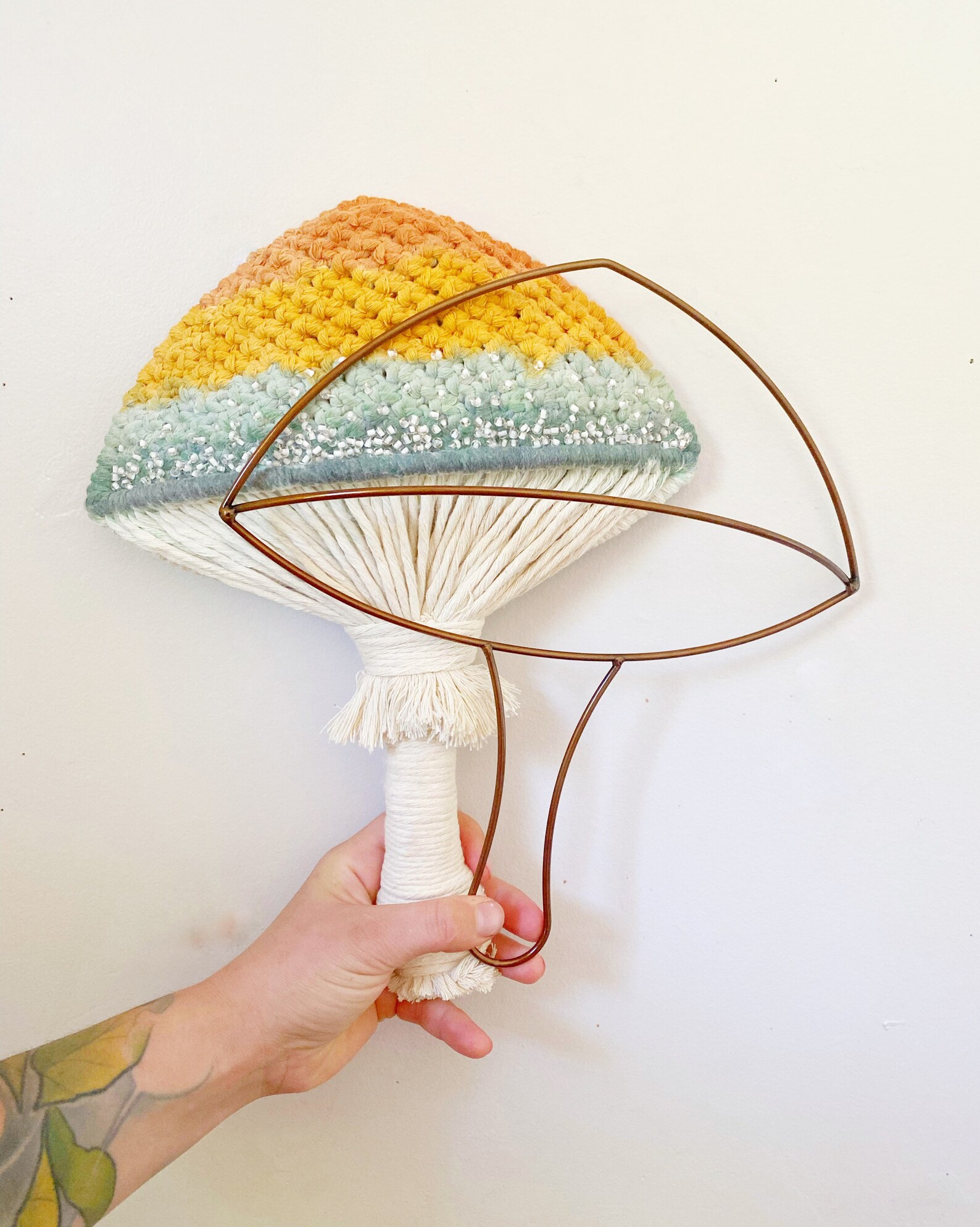 Mushroom Frame / 3D Macrame Mushroom/ DIY Magic Mushroom Gift/ | Etsy