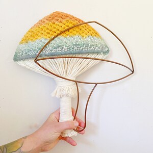 Mushroom Frame / 3D Macrame Mushroom/ DIY Magic Mushroom Gift/ DIY ...