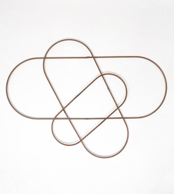 Pill Shaped Oval Frame/ Macrame Supplies/oval Hoop / Oval | Etsy