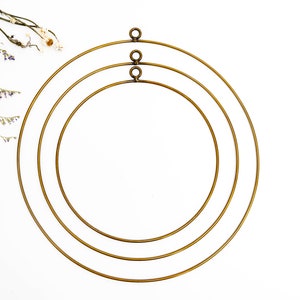 Copper Coloured Circle Frame/ Macrame Supplies/dreamcatcher Hoop ...