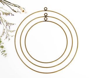 Copper Coloured Circle Frame/ Macrame Supplies/dreamcatcher | Etsy