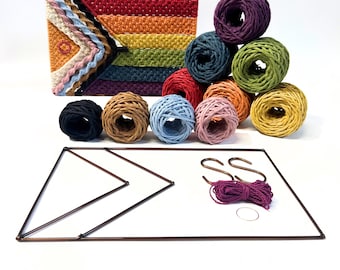 DIY Macrame Pride Flag Kit: Beginner Craftivism Project - Etsy