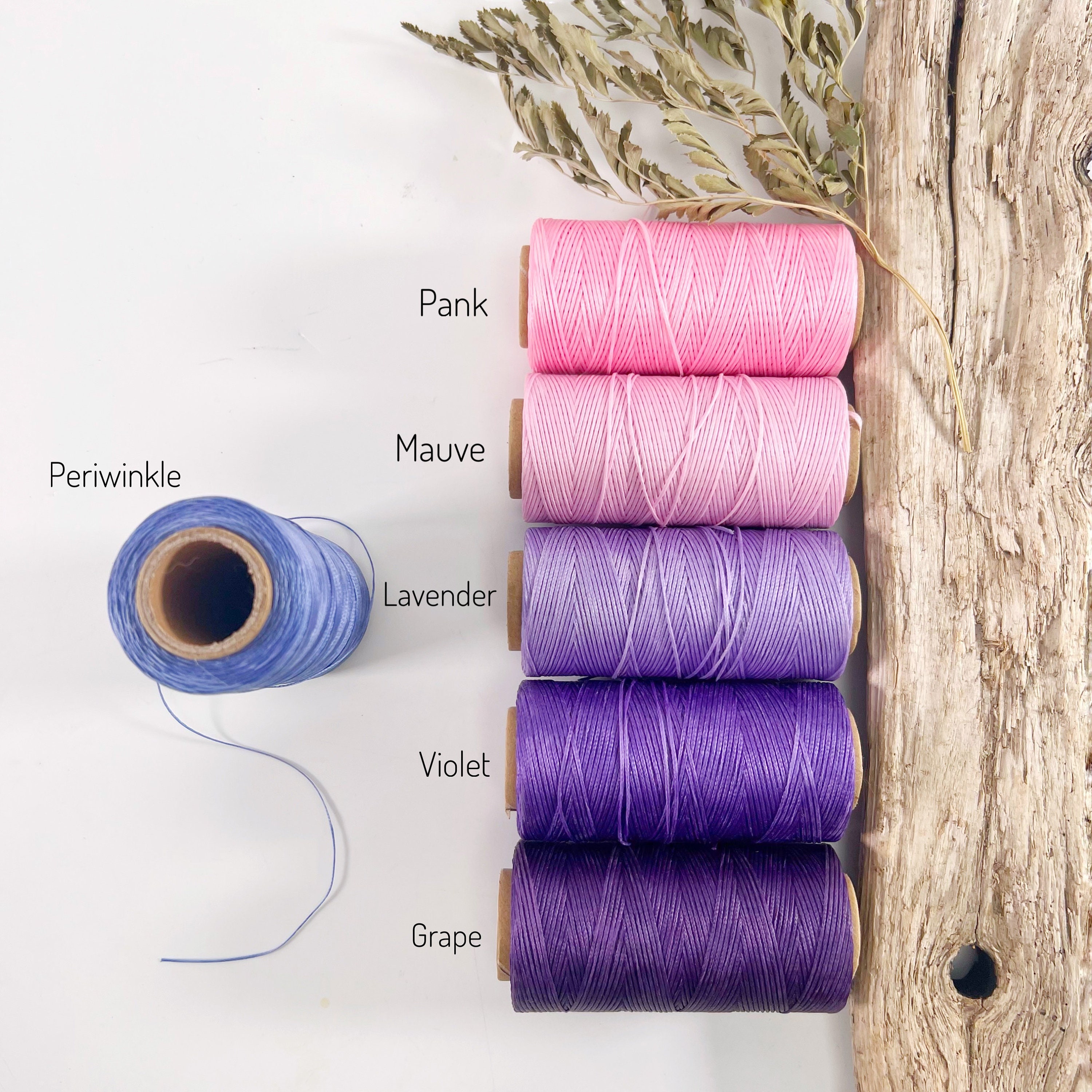 1mm Waxed Polyester Cord / 5-pack Choose Your Own Colours / - Etsy