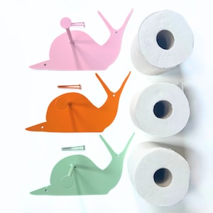 Snail Toilet Paper Roll Holder / Cute Toilet Paper Dispenser / Snail ...