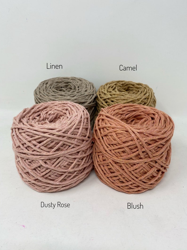 2mm Macrame String/6-pack bulk string/Colouful Warp | Etsy