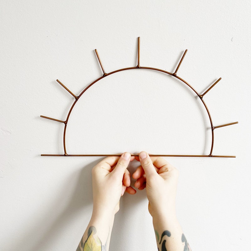 Half Circle Sun Wall Decor - Etsy