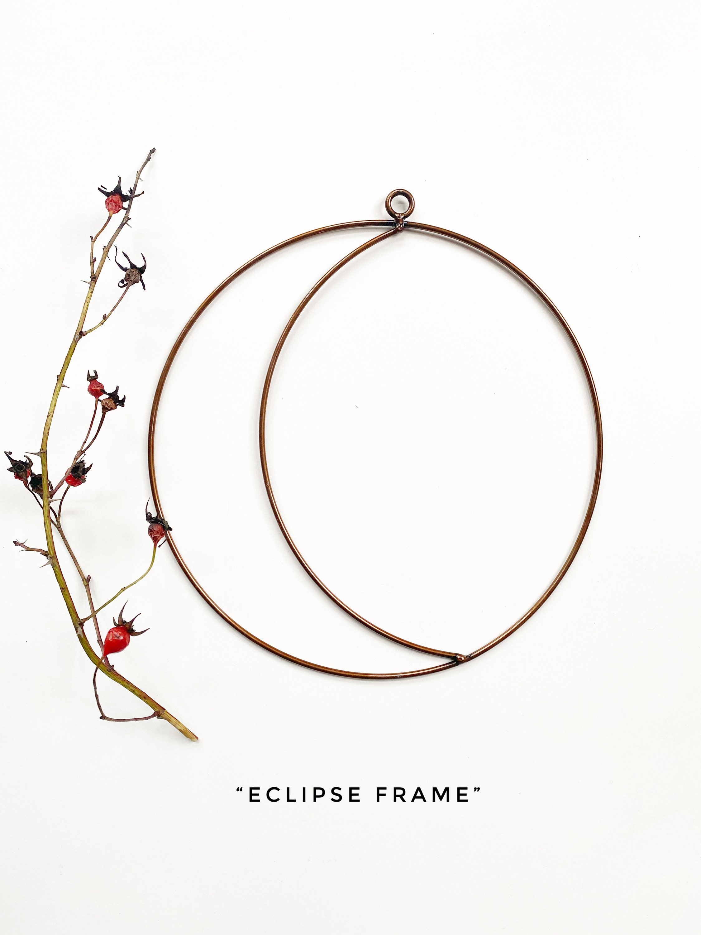 Eclipse Loom / Sun and Moon Frame / Crescent Moon Decoration / - Etsy