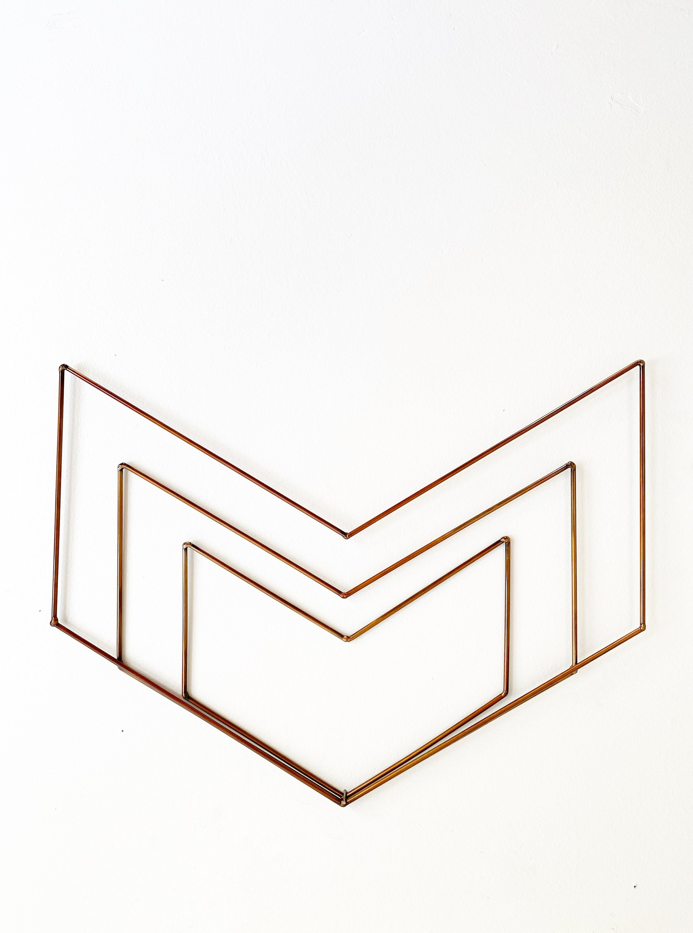 Chevron Metal Frames / Chevron Looms / Chevron Wall Shapes / - Etsy Canada